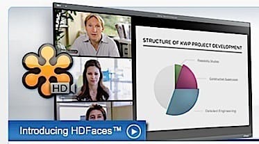 HD Faces video conferencing by GoToMeeting